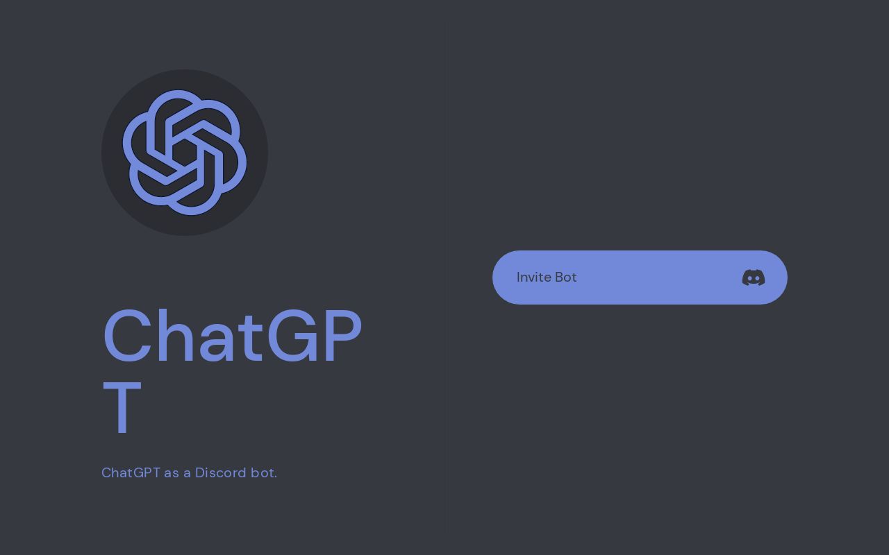 ChatGPT Discord Bot